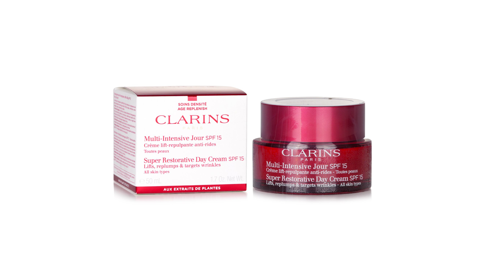 Clarins SPF 15 Multi-Intensive Jour Super Restorative Day Cream - 50ml ...