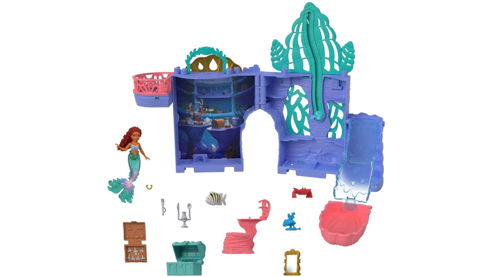 Disney The Little Mermaid Storytime Stacker Ariel Grotto Playset ...