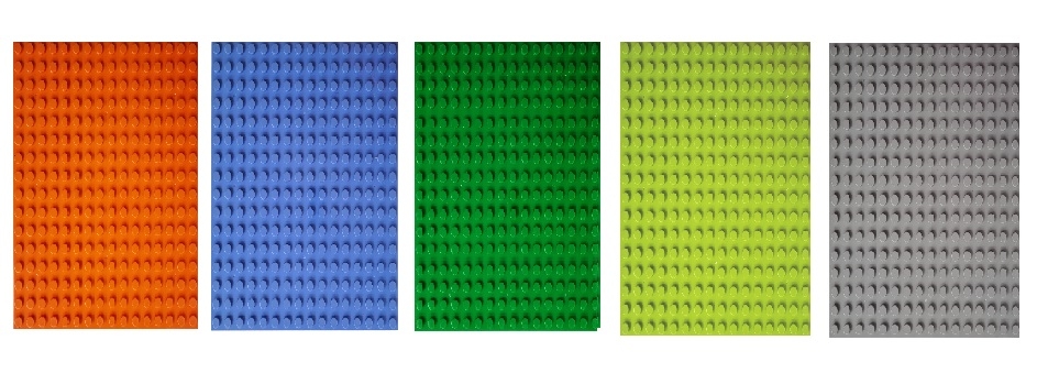 Duplo Generic Big Baseplate 16 x 16 Studs Light Grey | Harvey Norman
