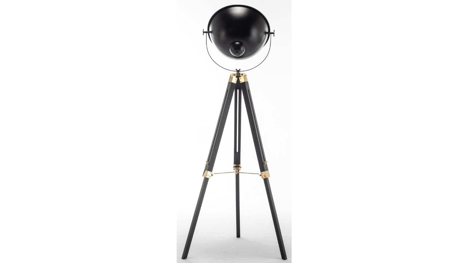 Oriental Matte Black Premium Tripod Spotlight Lamp | Harvey Norman