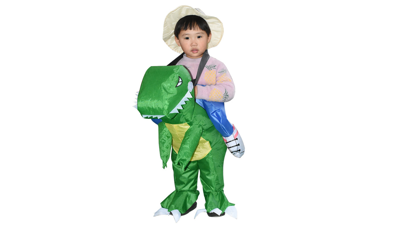 Megajoy Inflatable Green Dinosaur Halloween Costume Suit for Children ...