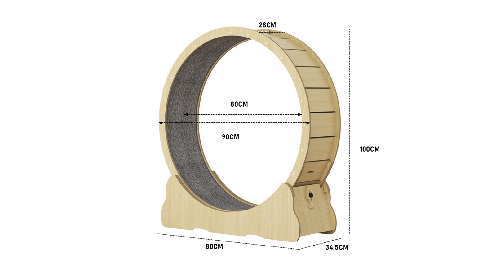 Melpet Cat Running Exercise Wheel | Harvey Norman