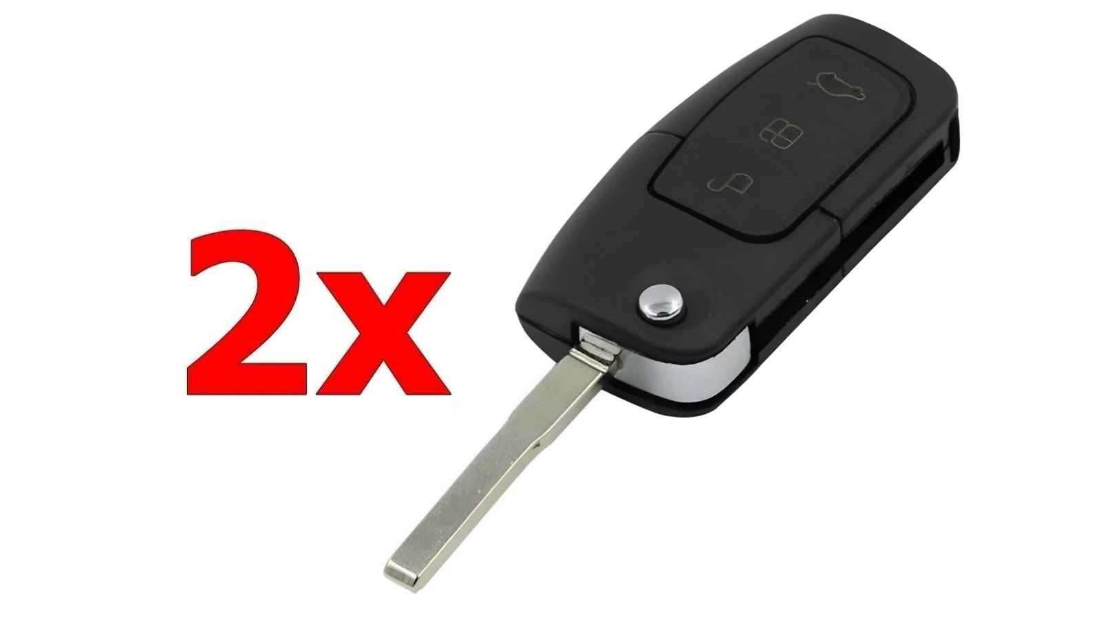 BatteryMate 2x Ford Remote Flip Key BF FG Falcon Territory Mondeo FPV ...