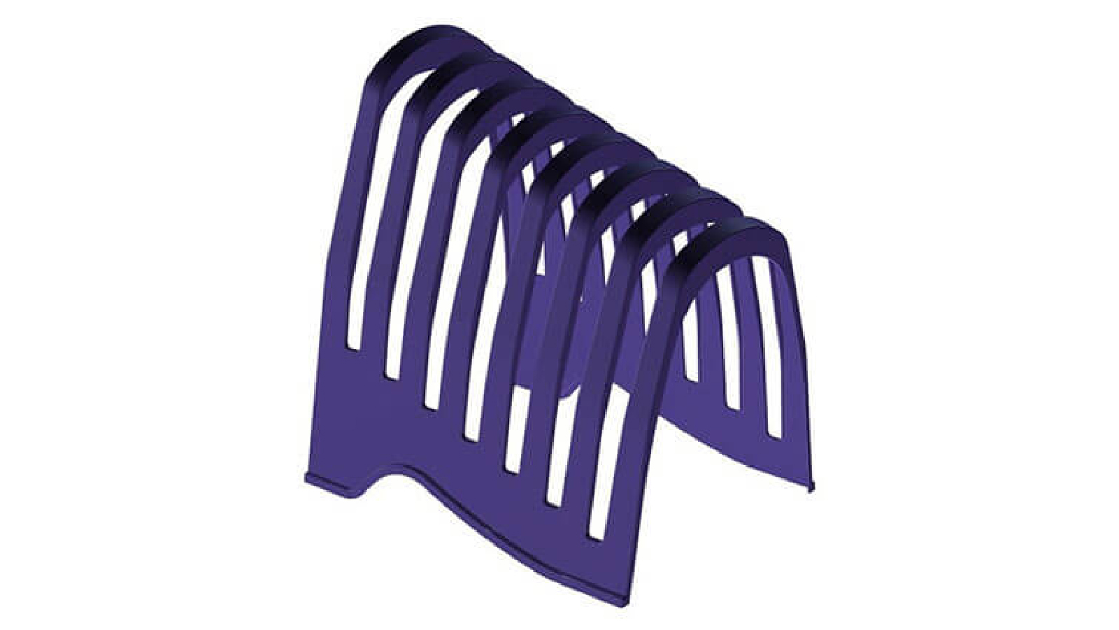 Latestbuy Italplast Large Plastic Step File - Grape | Harvey Norman