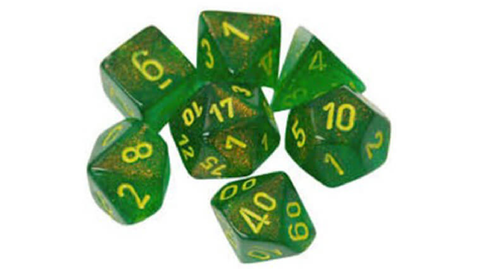 Latestbuy Chessex Polyhedral 7-Die Borealis Set | Harvey Norman