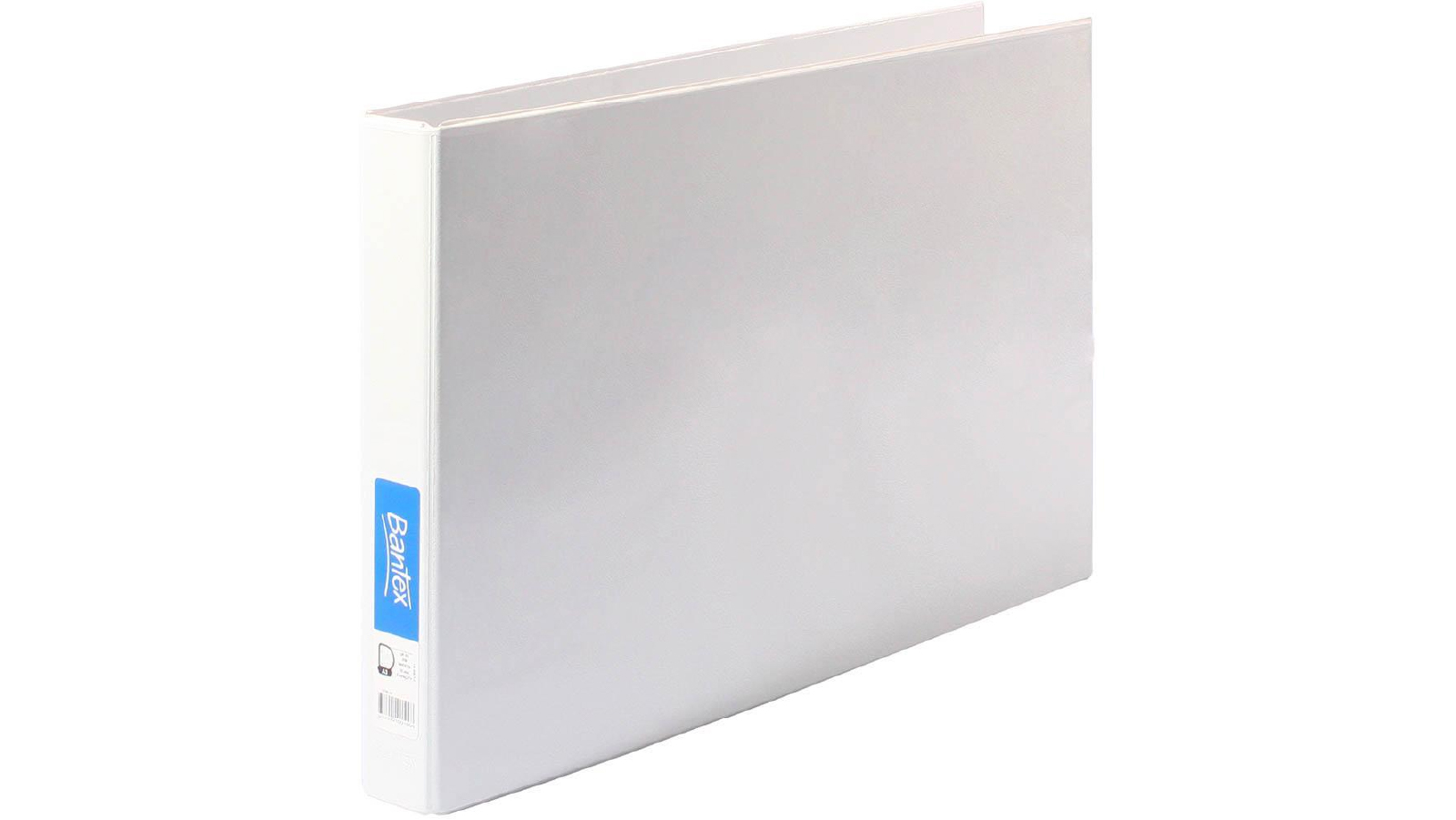 Bantex A3 25mm 3D Landscape PP Insert Ring Binder - White | Harvey Norman