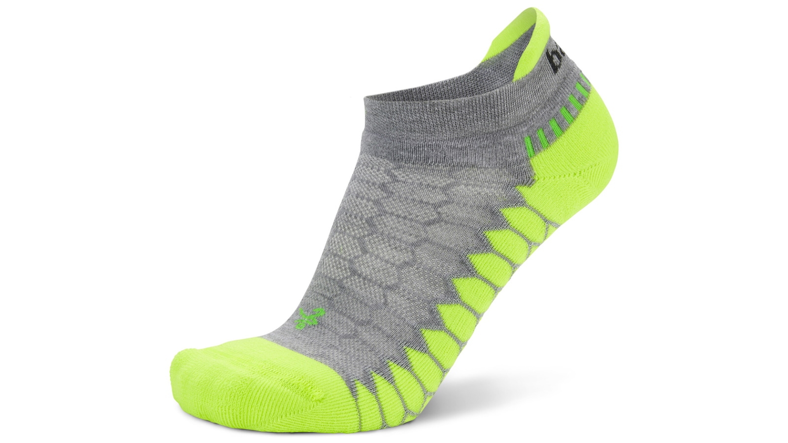 Balega Grey/Lime Silver Running Socks - Small | Harvey Norman