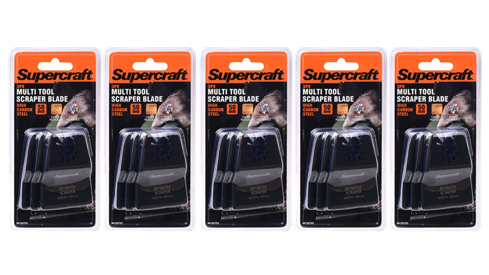 Supercraft 15 Piece Tool Scraper Blade - 5cm | Harvey Norman