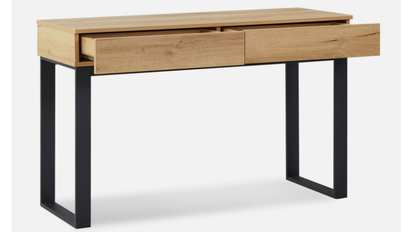 HEQS Particle Board Bronte 76 x 120 x 45cm Writing Desk - Natural Oak ...