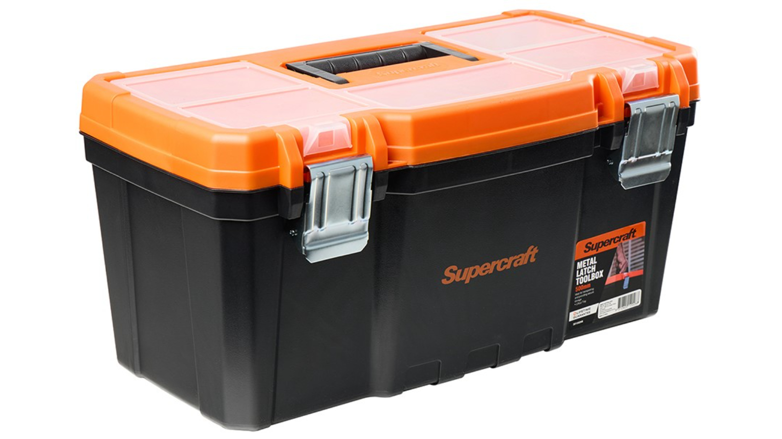 Supercraft Toolbox with Latch Storage - 50cm | Harvey Norman