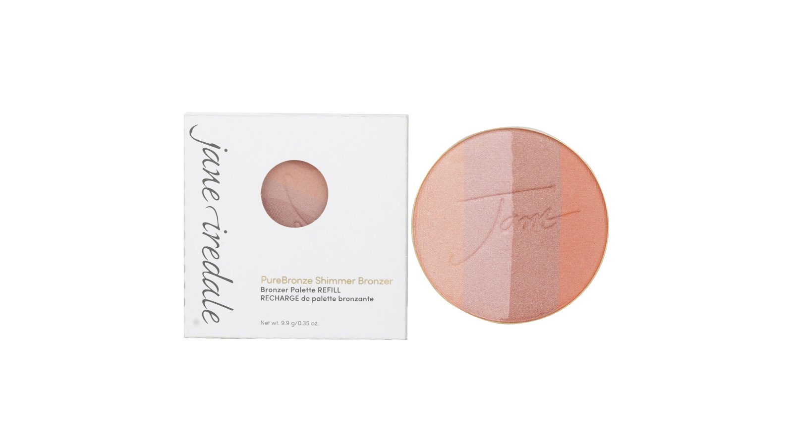 Jane Iredale Pure Bronze Shimmer Peaches and Cream Bronzer Palette ...