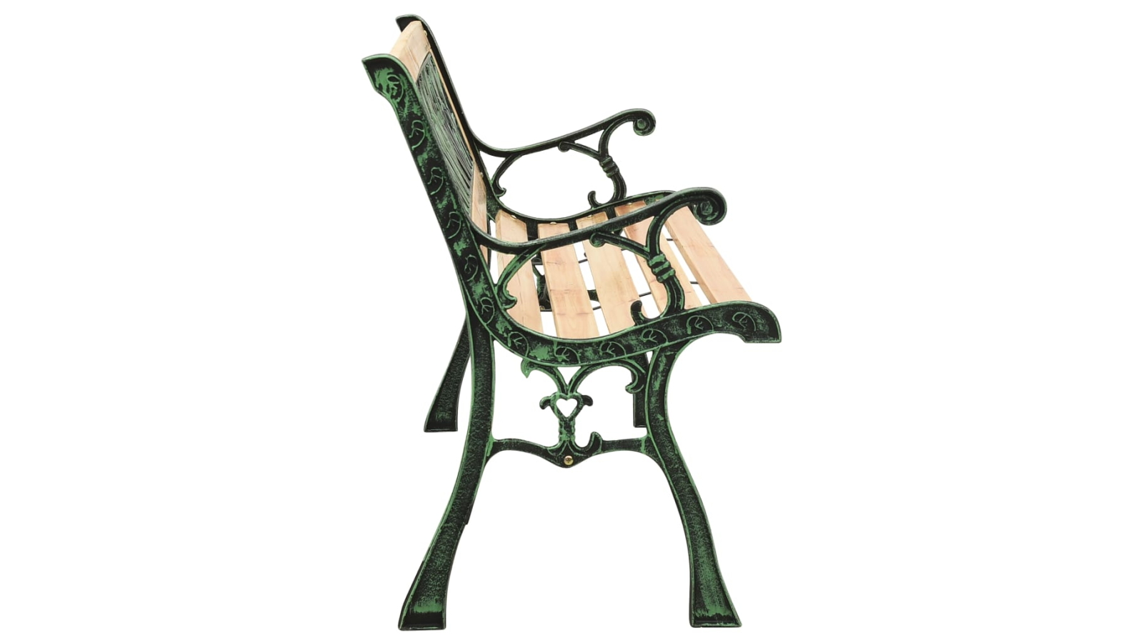 vidaXL Cast Iron and Solid Firwood Garden Bench | Harvey Norman