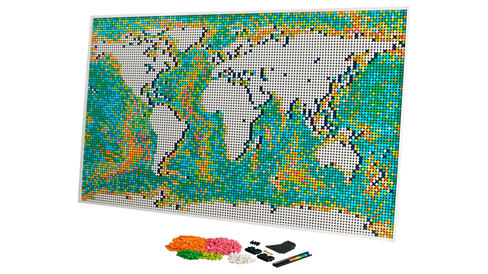 Lego Art 31203 World Map | Harvey Norman