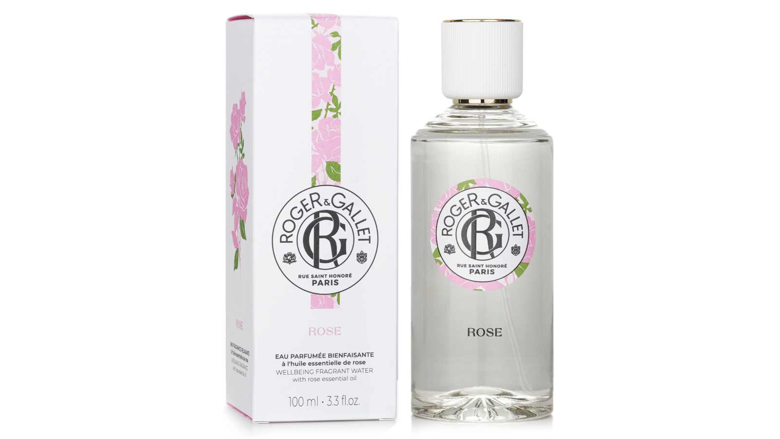Roger and Gallet Rose Wellbeing Fragrant Water - 100ml/3.3oz | Harvey ...