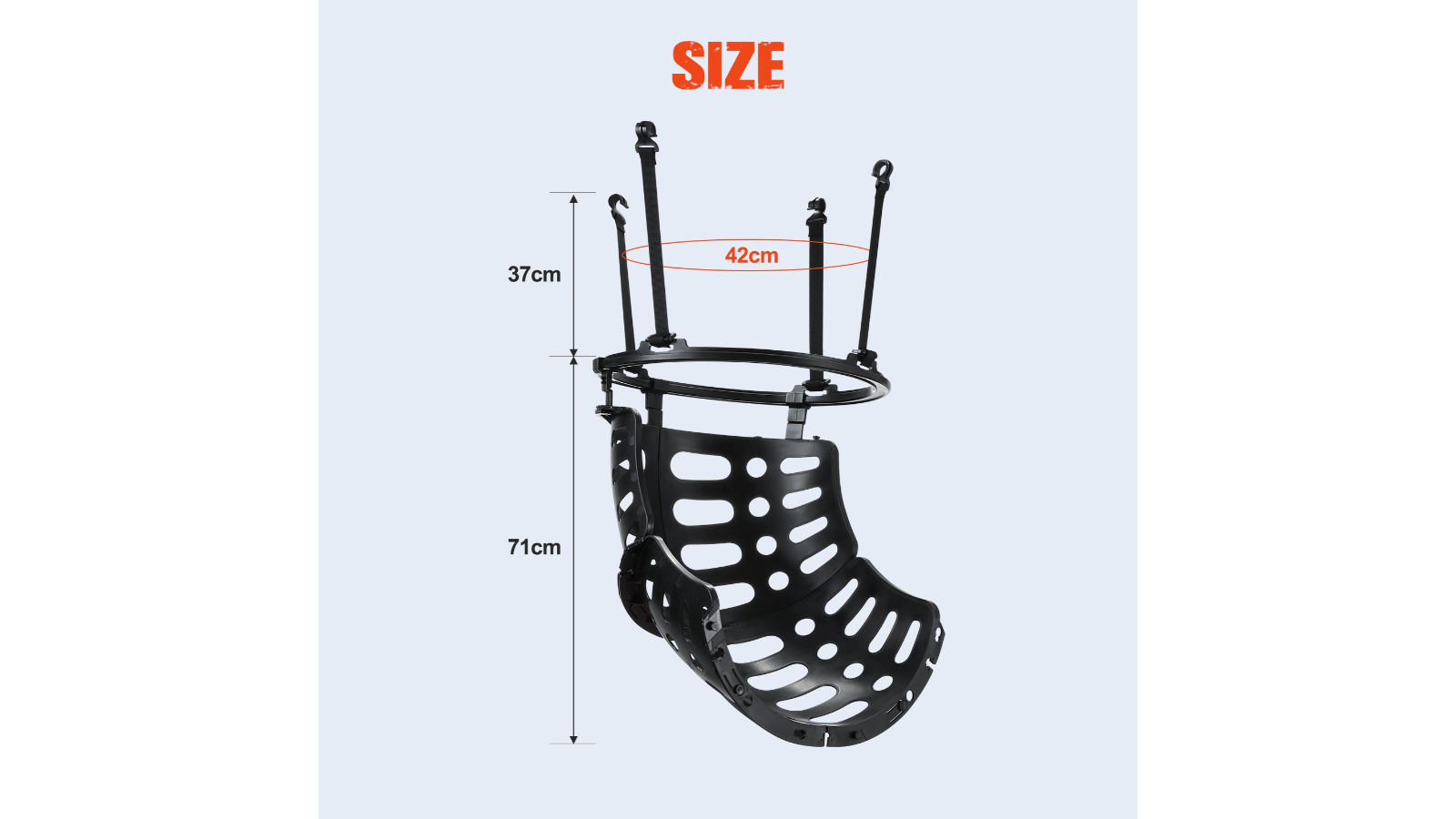 Genki Basketball Ring Hoop Ball Rebounder System Attachment Set for ...