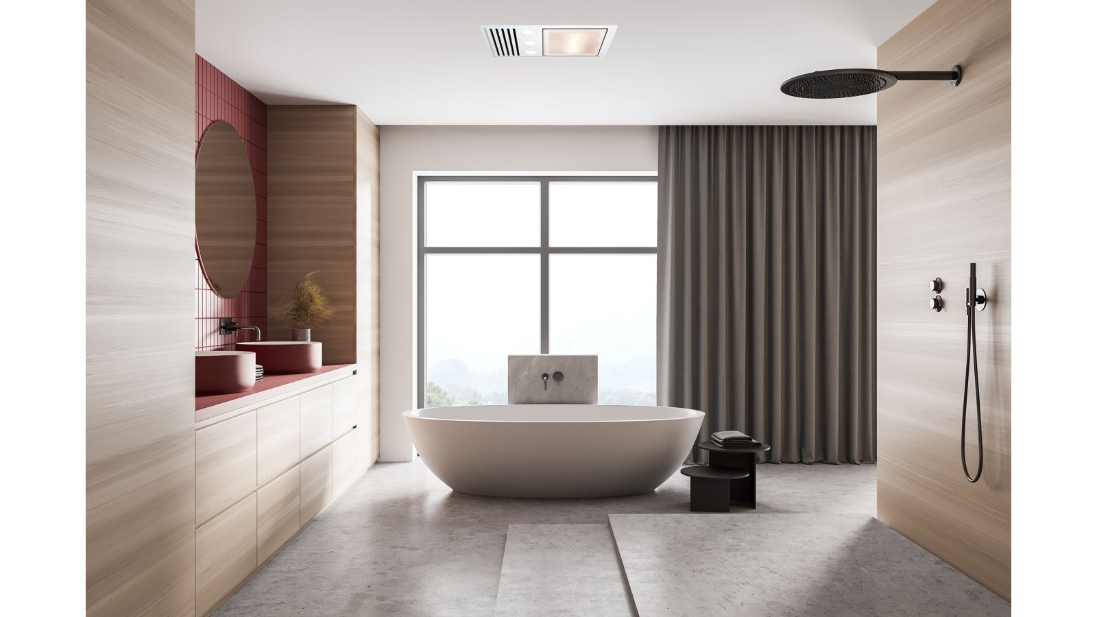 IXL Tastic Ovation 3-in-1 Bathroom Heater Exhaust Fan & Lighting ...