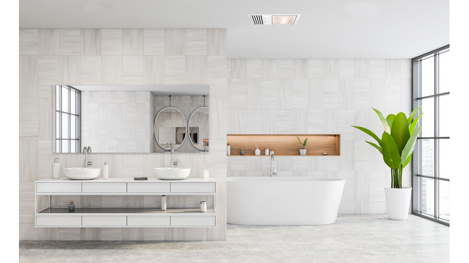 IXL Tastic Ovation 3-in-1 Bathroom Heater Exhaust Fan & Lighting ...