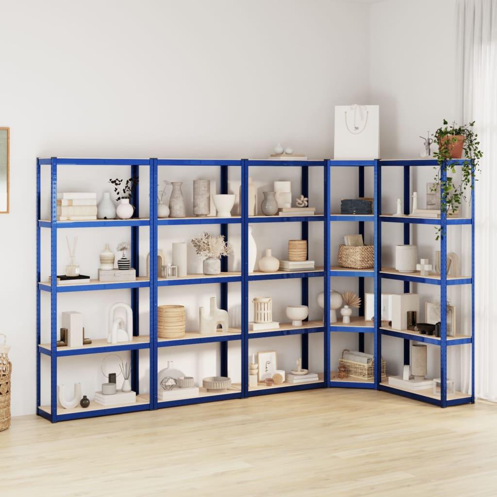 5-LAYER SHELVES 5 PCS BLUE | Harvey Norman