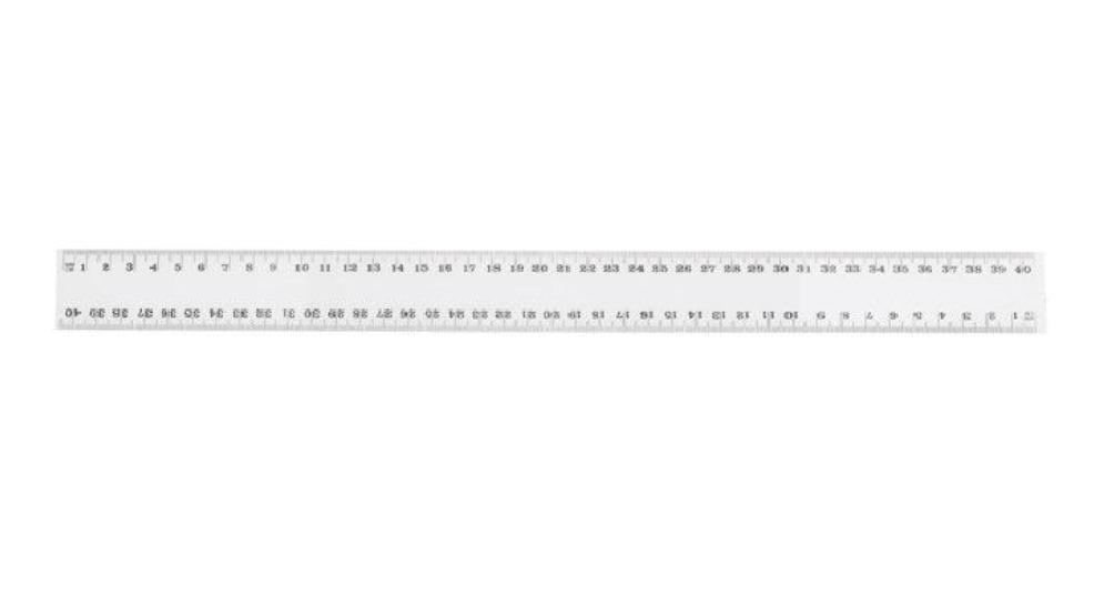 Celco Pack of 36 40cm Plastic Ruler - Clear | Harvey Norman