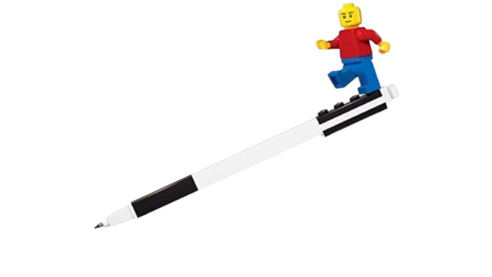Lego Gel Pen with Minifigure - Black | Harvey Norman