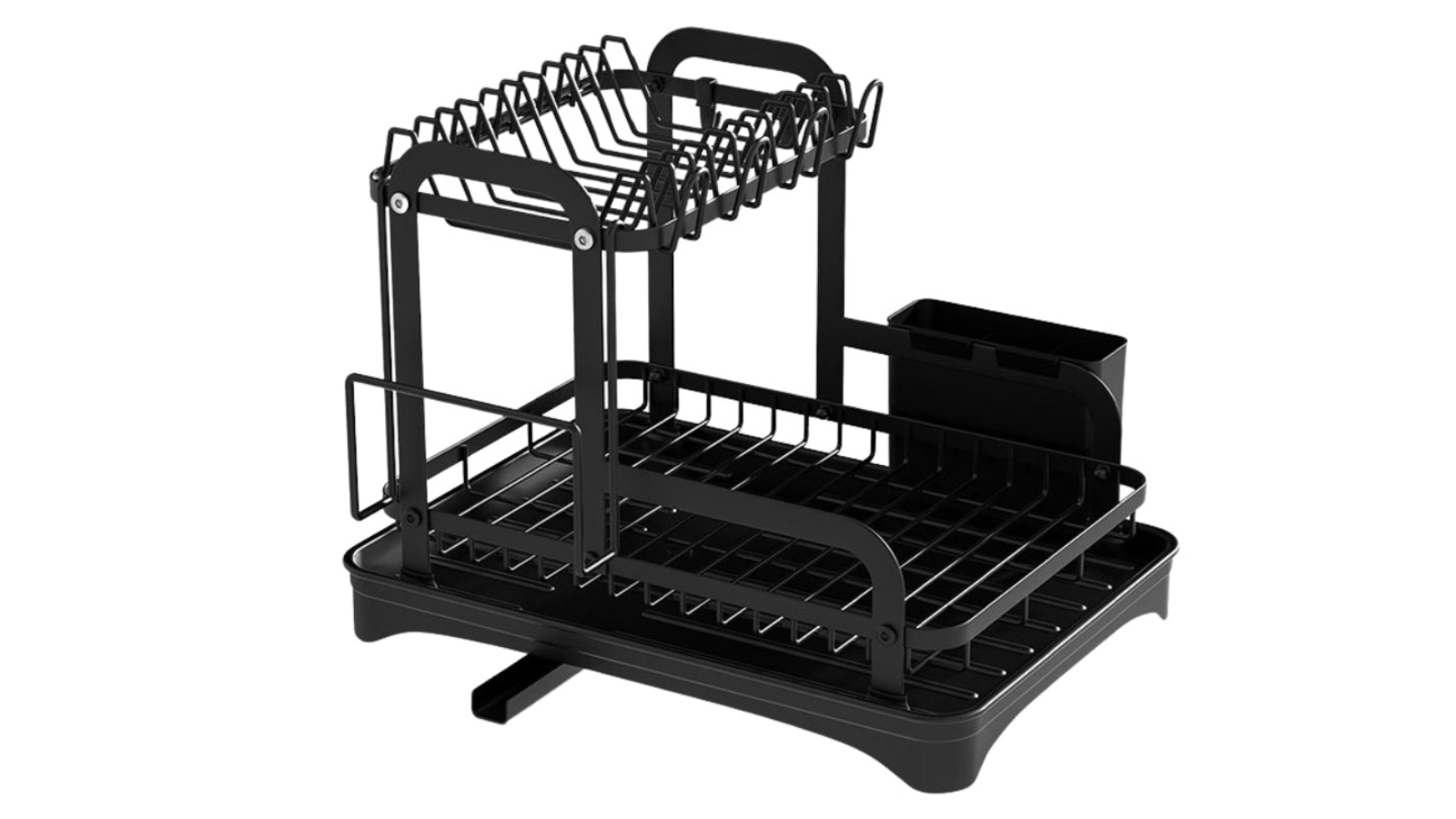 Hansona 2-Tier 360 Degree Rotating Dish Rack | Harvey Norman