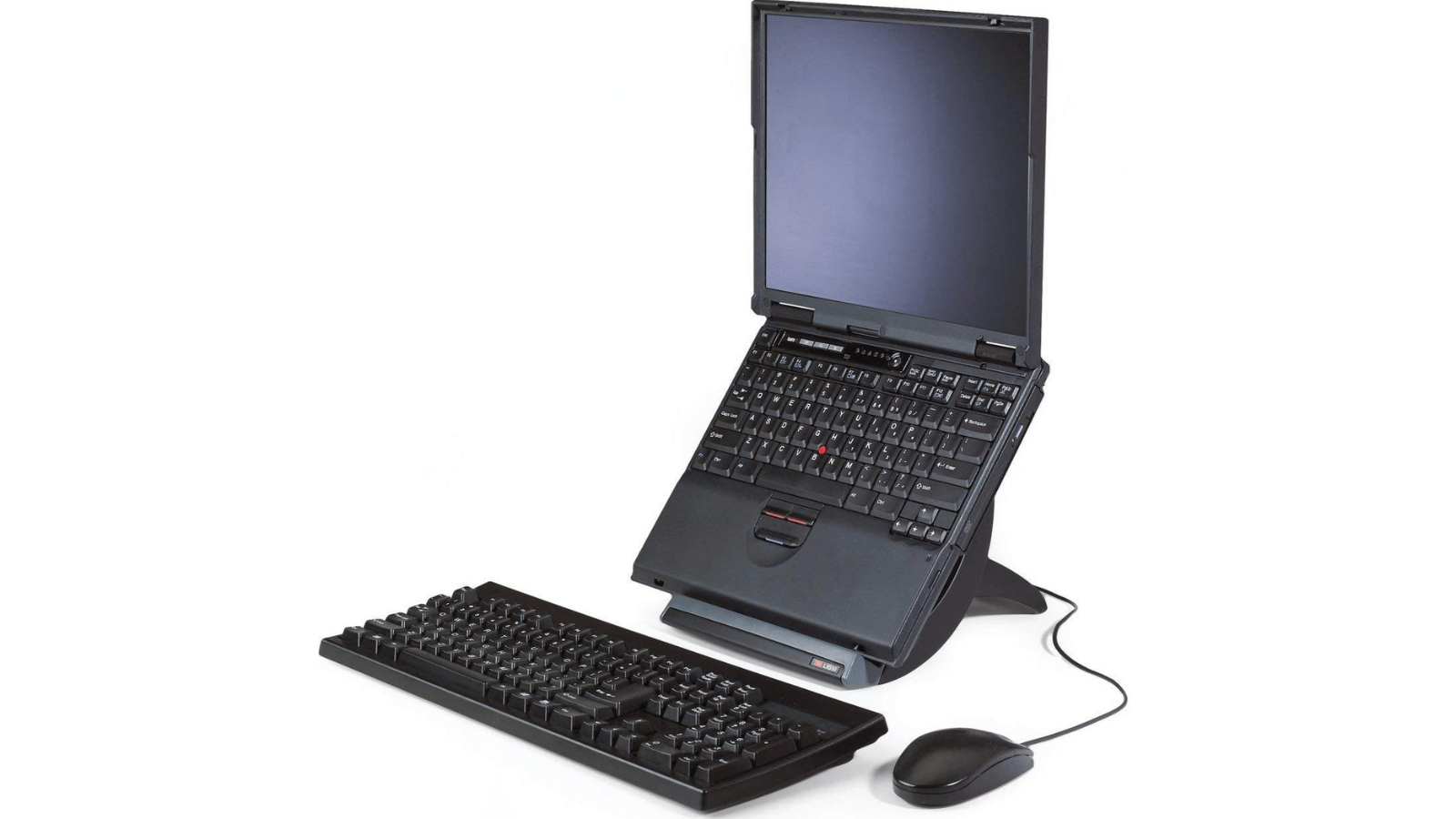 3M LX550 Black Adjustable Height Vertical Laptop Riser Stand | Harvey ...