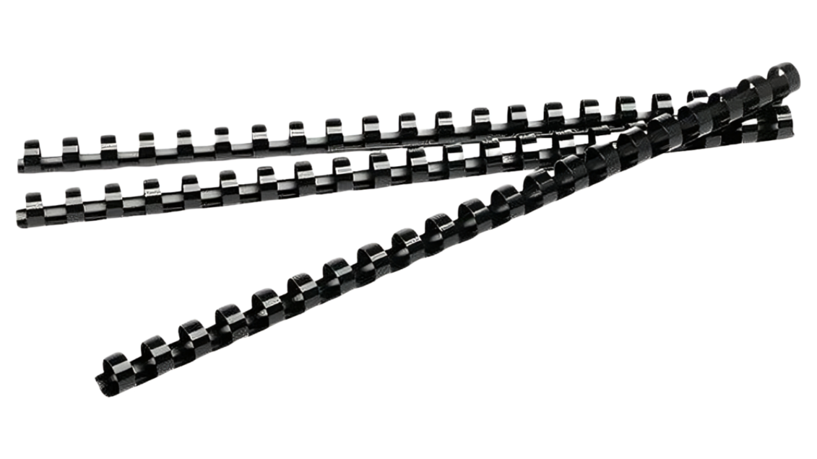 Rexel Box of 100 A4 Plastic Binding Round Comb - Black | Harvey Norman