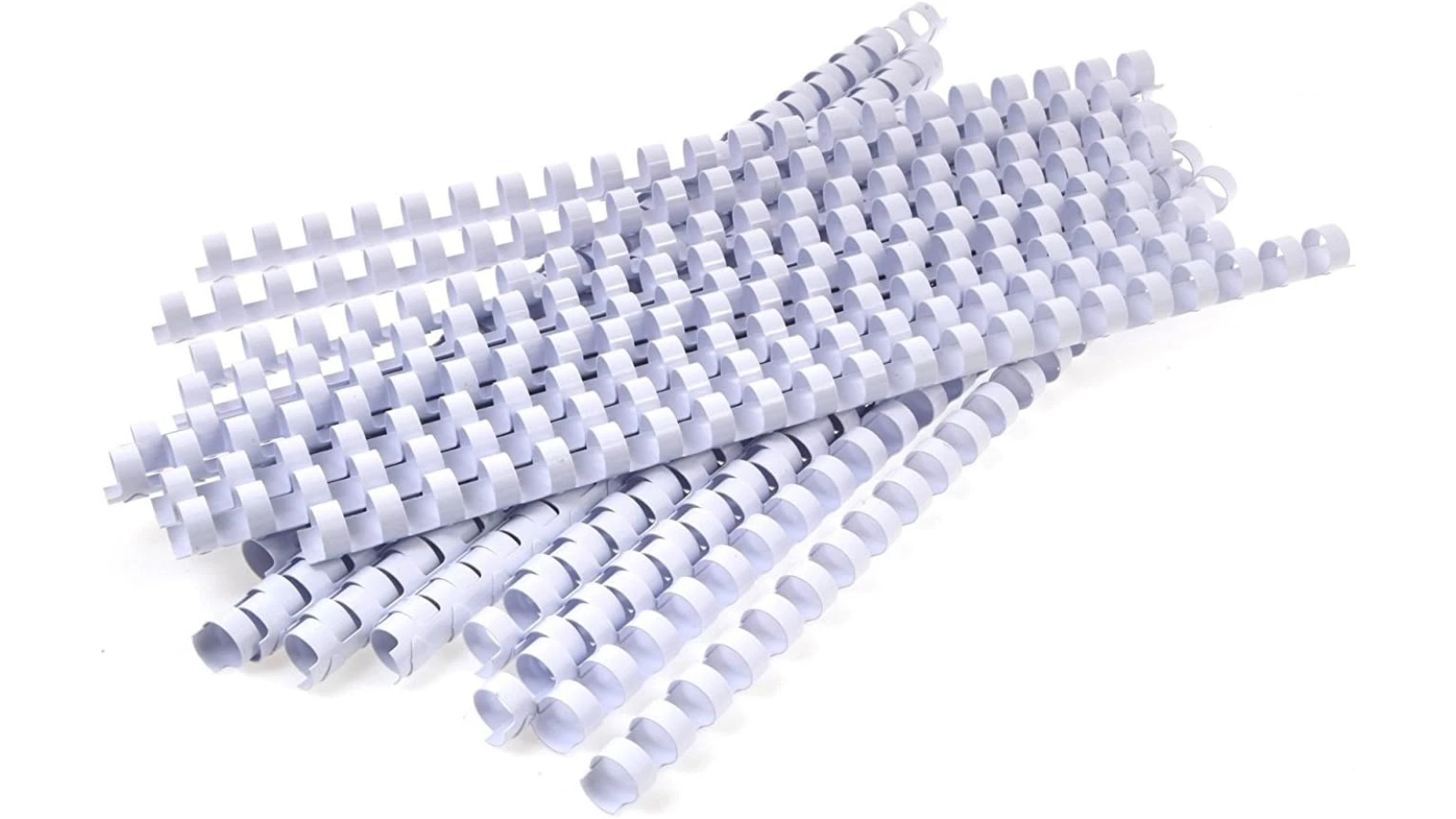GBC Pack of 100 21 Loop 0.1cm A4 Plastic Binding Comb - White | Harvey ...