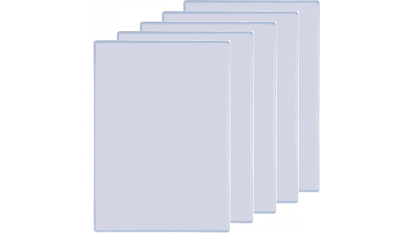 Marbig Pack of 5 PVC Heavy Duty A4 Clear Document Sheet Paper Protector ...