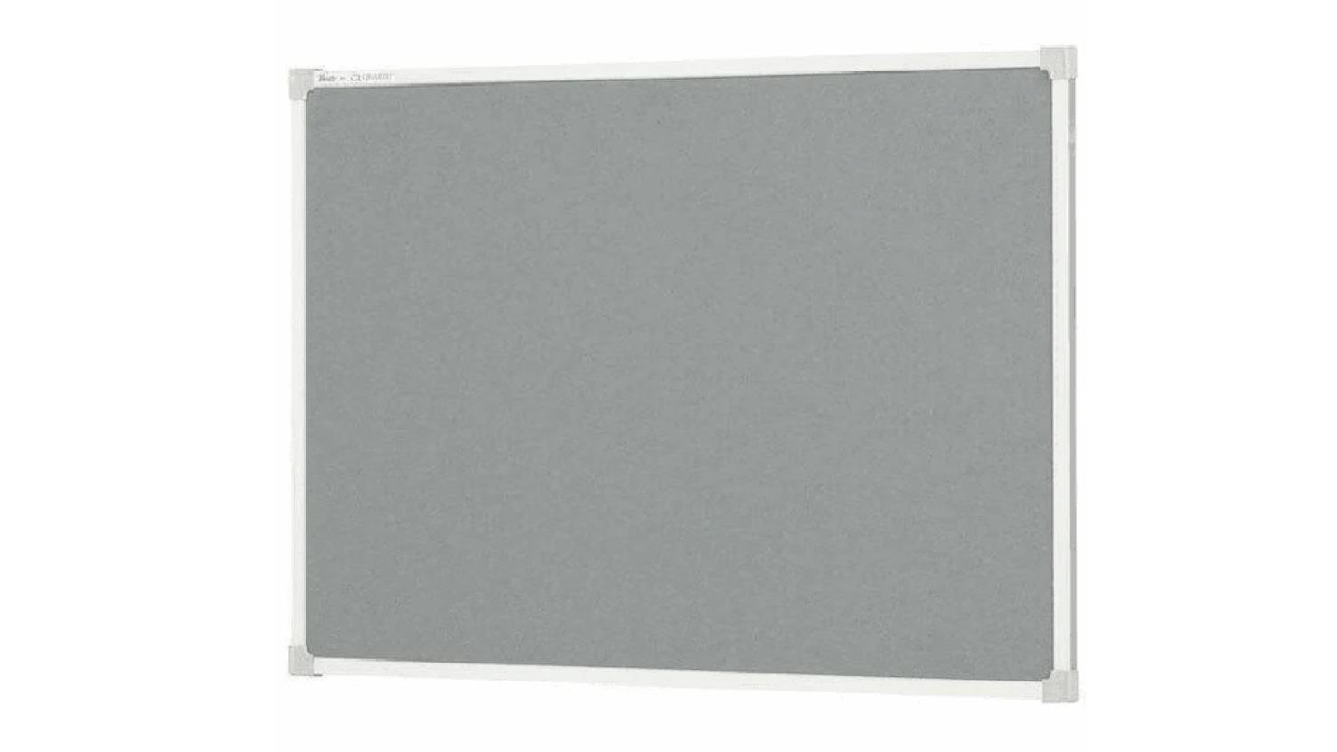 Quartet Grey Penrite Felt Pinboard - 120 x 90cm | Harvey Norman