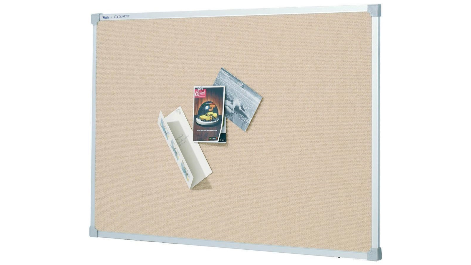 Quartet 180 x 120cm Penrite Fabric Board - Beige | Harvey Norman