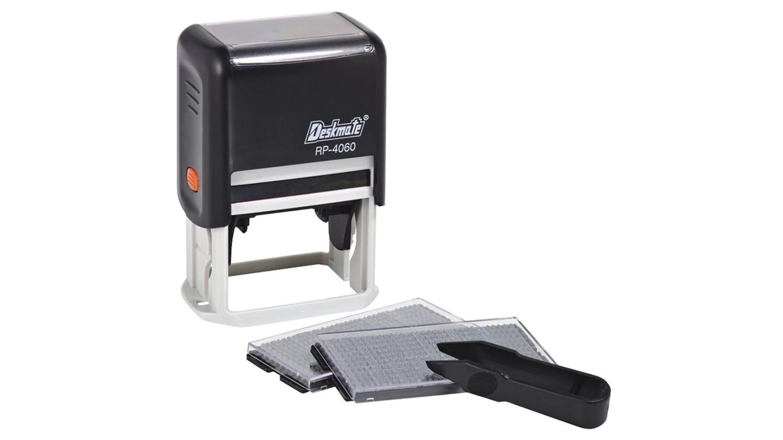 Deskmate DIY Stamp Kit with Maximum 5 Lines and 3mm Text | Harvey Norman