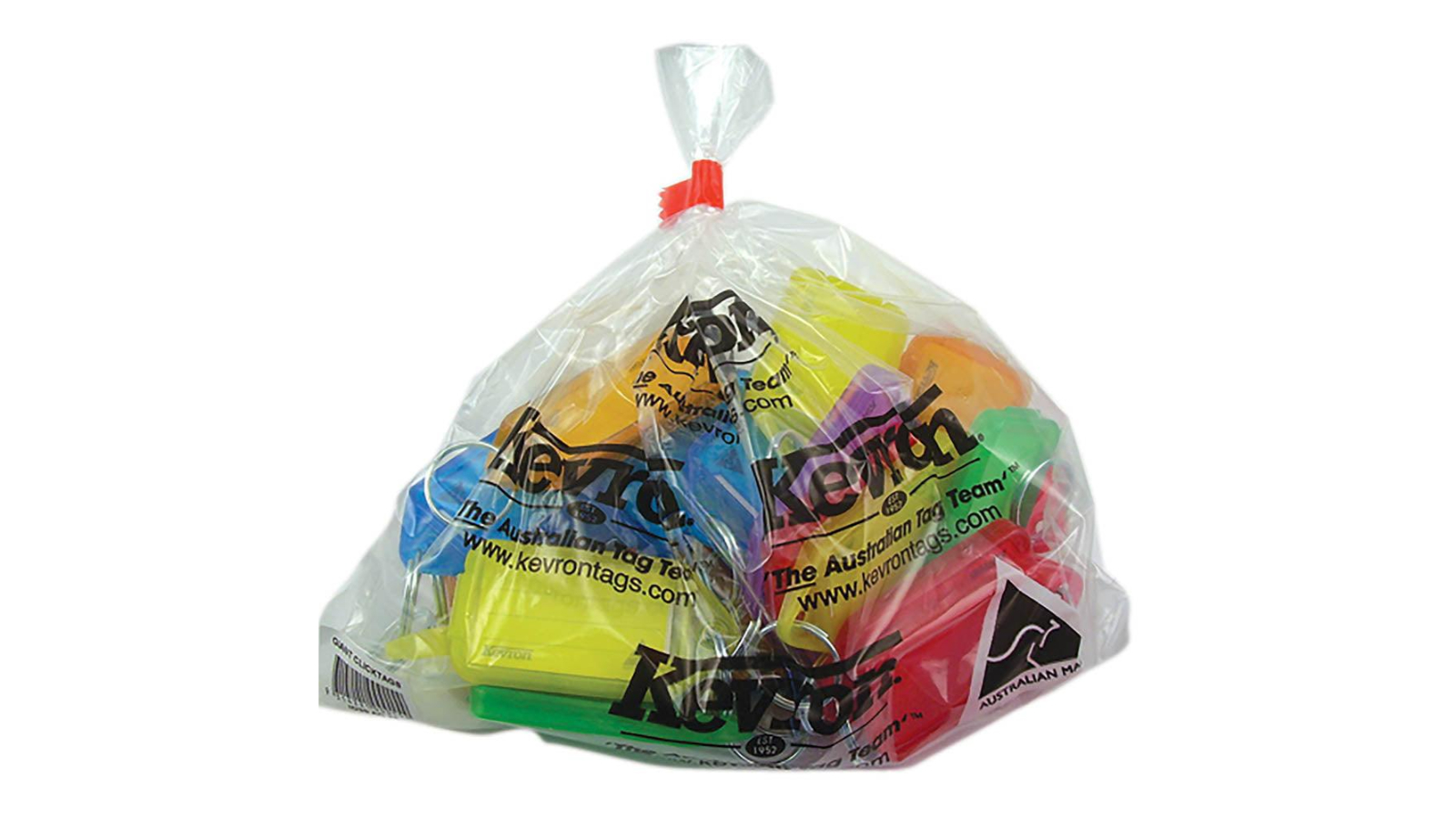Kevron ID30 Pack of 25 Assorted Giant Key Tag | Harvey Norman