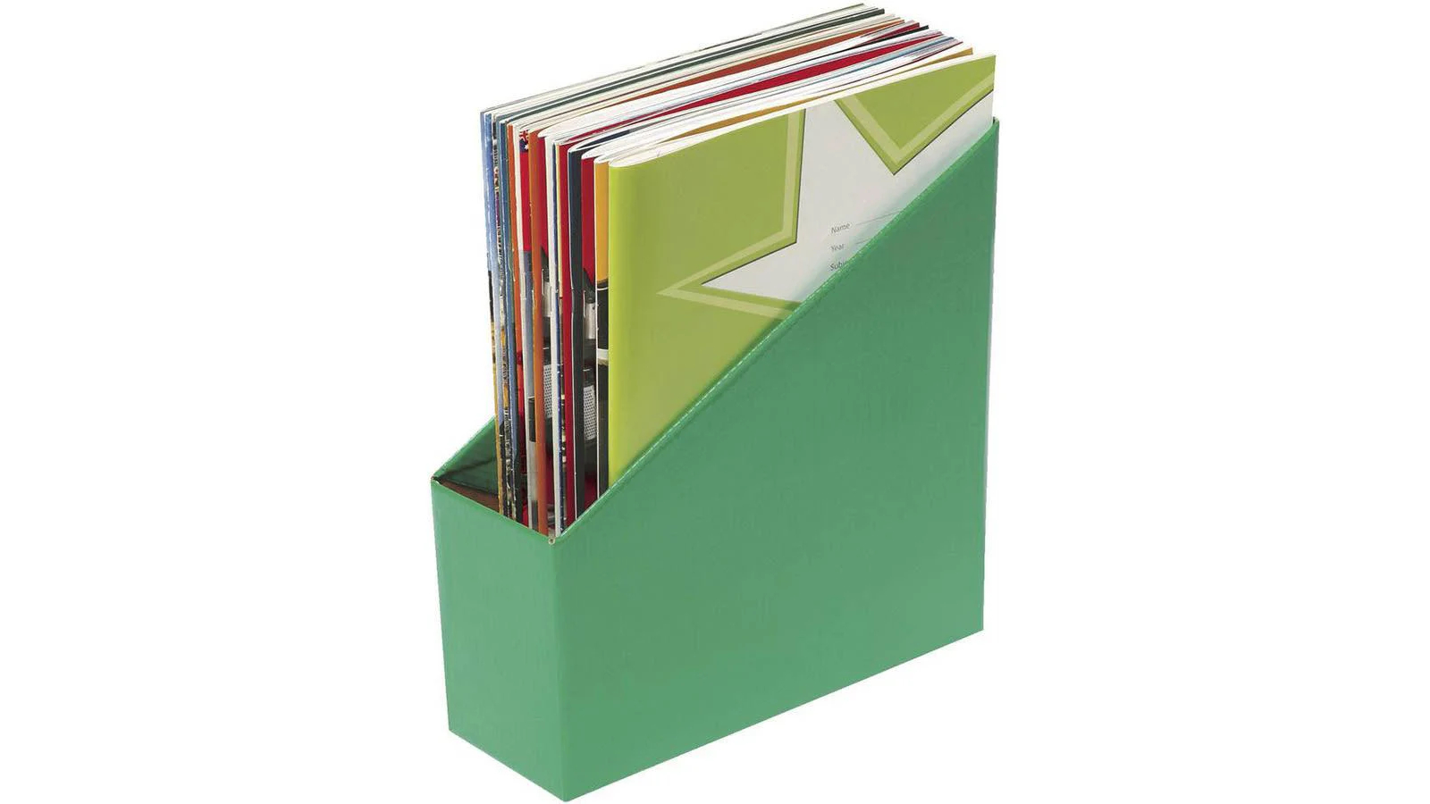 Marbig Pack of 5 Small Book Box - Green | Harvey Norman