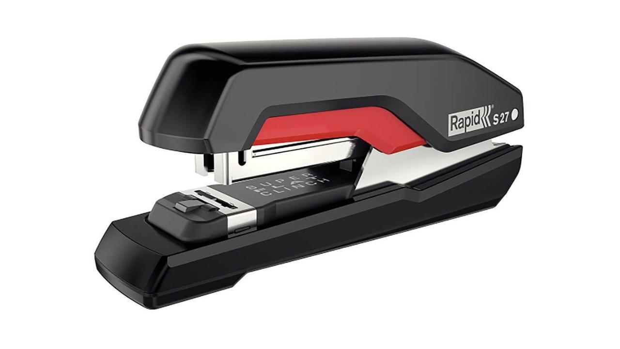 Rapid S27 Supreme Half Strip Stapler - Black/Red | Harvey Norman