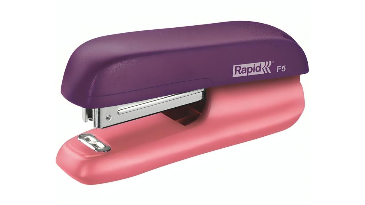 Rapid F5 Mini Stapler - Purple/Pink | Harvey Norman