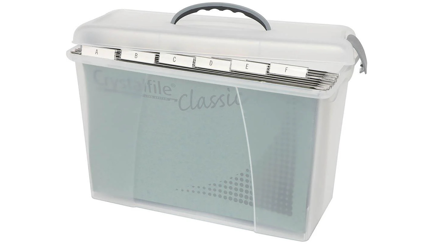 Crystalfile Carry Case Store Lid and Base - Clear | Harvey Norman