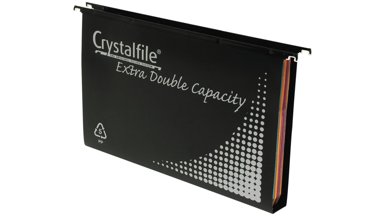 Crystalfile 10 Box Extra Double Capacity Suspension File - Black ...