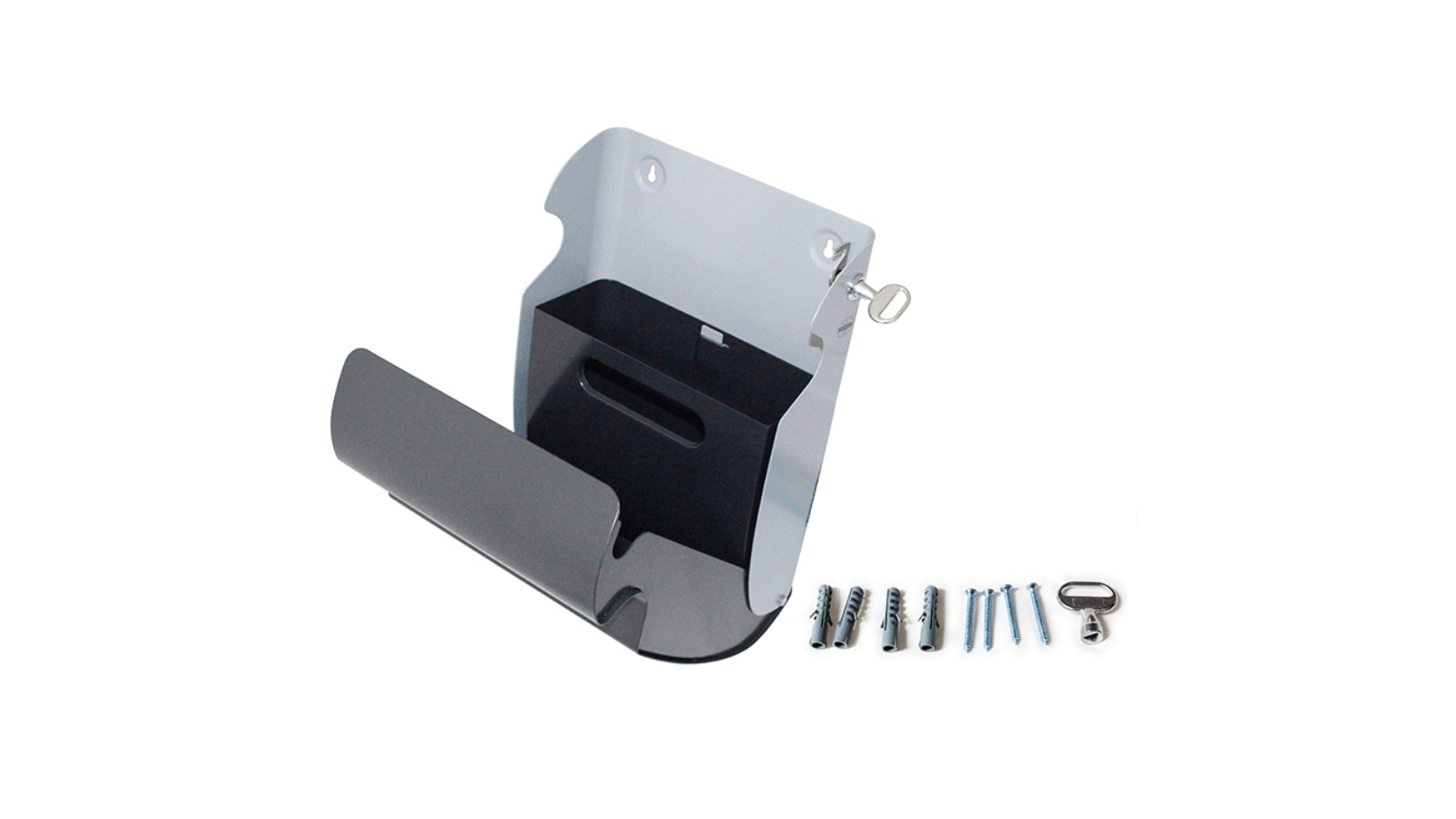 Compass Grey Wall Mounted Ash Tray Bin | Harvey Norman