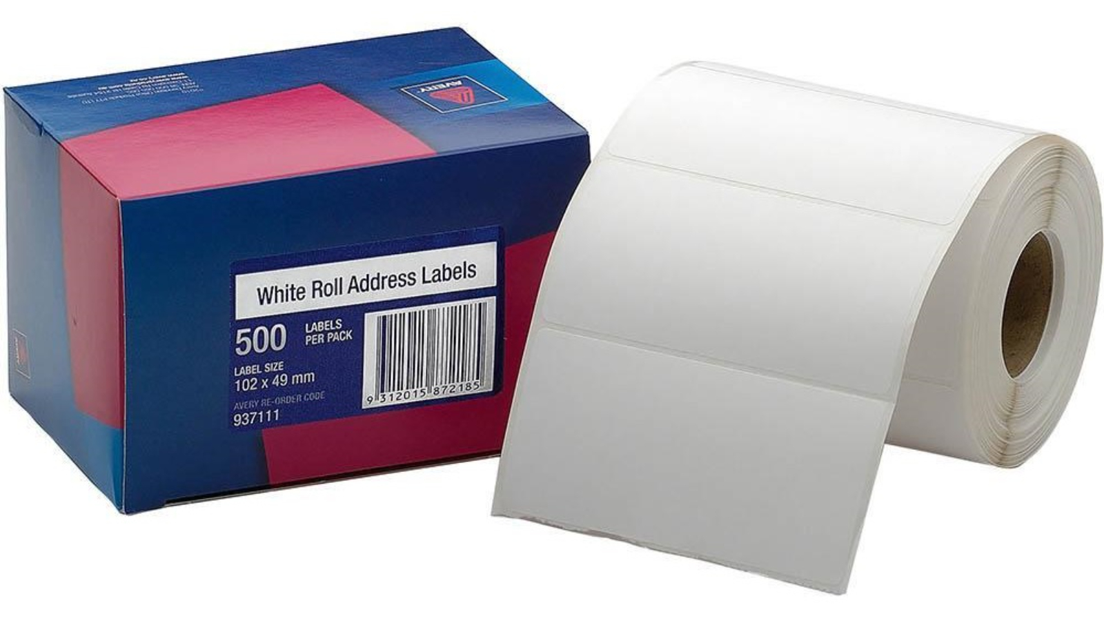 Avery Box of 500 Roll Label - White | Harvey Norman