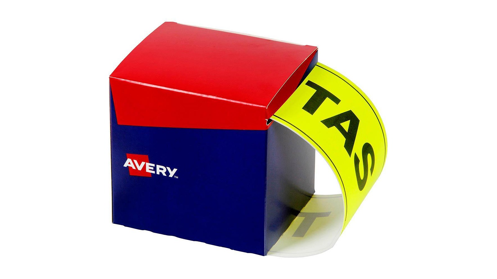 Avery Pack of 500 Fluoro Yellow TAS State Identification Label | Harvey ...