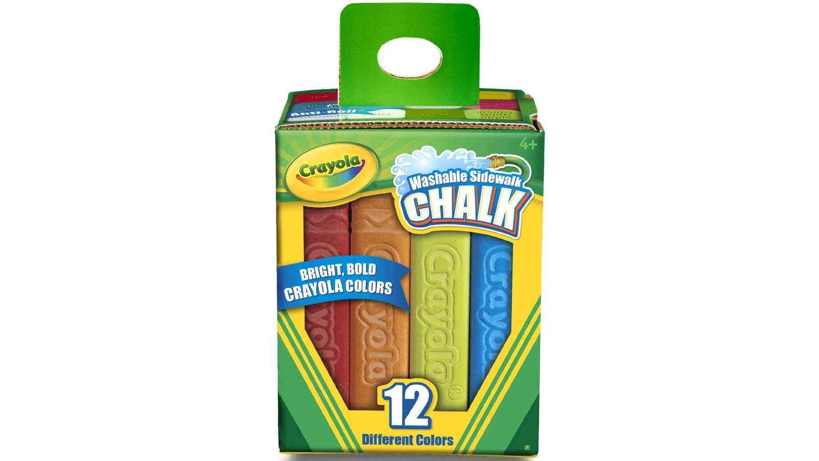 Crayola 12-Pack Washable Sidewalk Chalk Assorted Pack | Harvey Norman