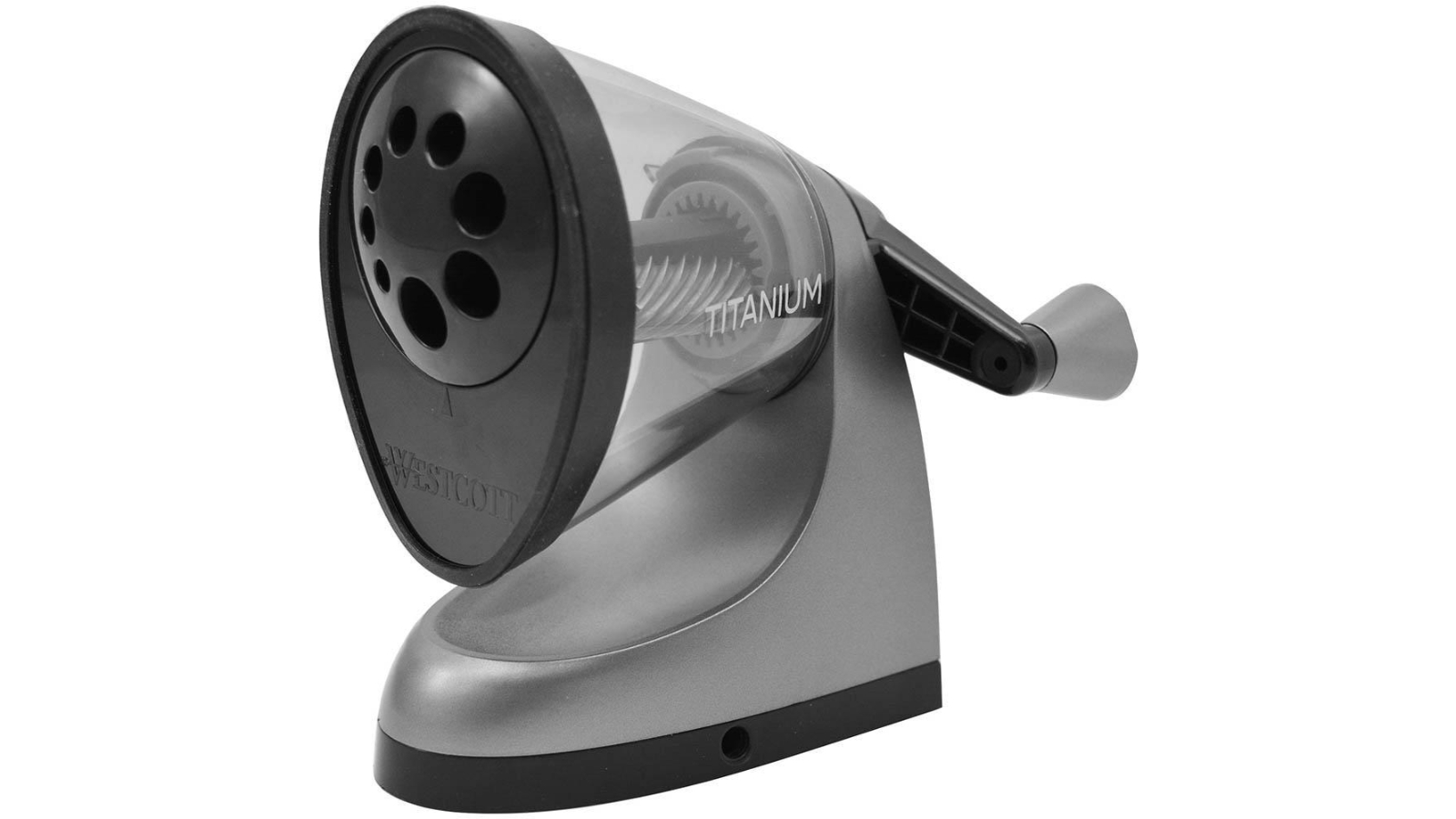 Westcott Titanium Manual Rotary Pencil Sharpener with Various Hole ...