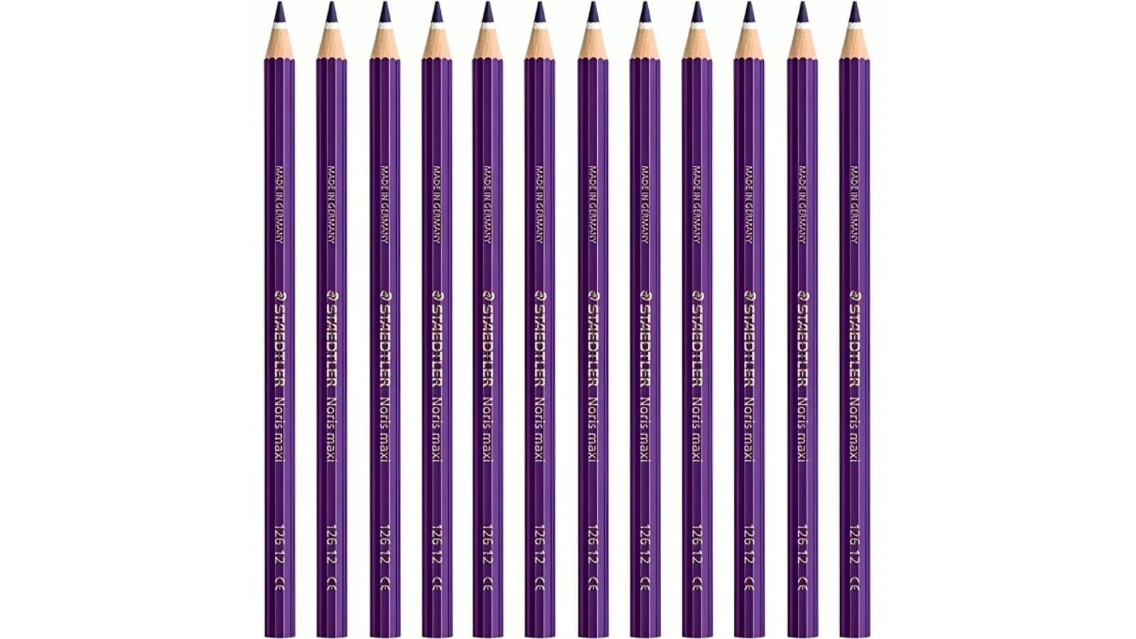 Staedtler Pack of 12 Noris Club Maxi Learner Coloured Pencil - Violet ...
