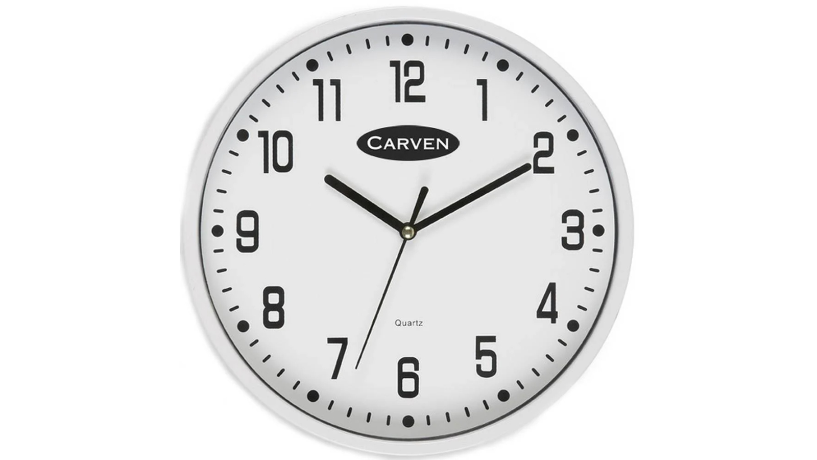 Carven 22.5cm Wall Clock - White | Harvey Norman
