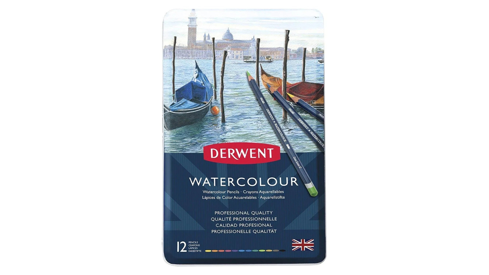Derwent Set of 12 Watercolour 0.35cm Coloured Pencil | Harvey Norman