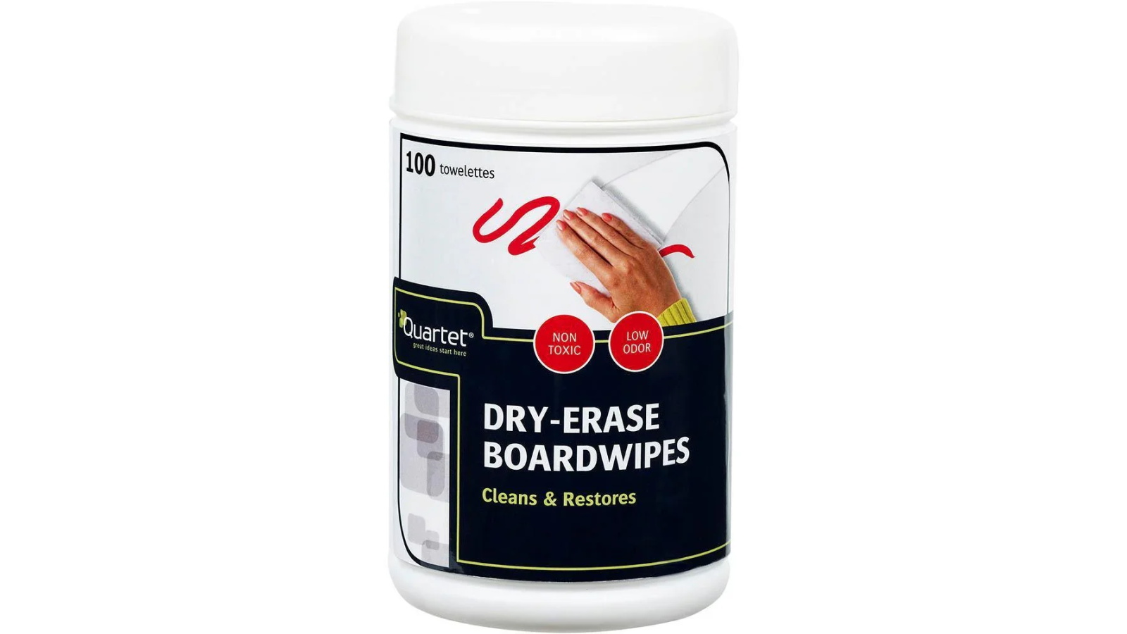 Quartet Premium Whiteboard Cleaning Wipes - Pack of 100 | Harvey Norman