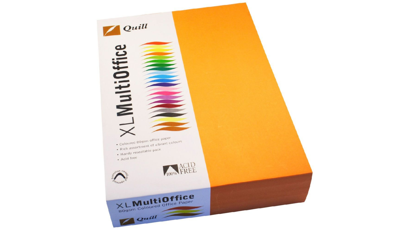Quill Pack of 500 80gsm A4 Coloured Copy Paper - Orange | Harvey Norman