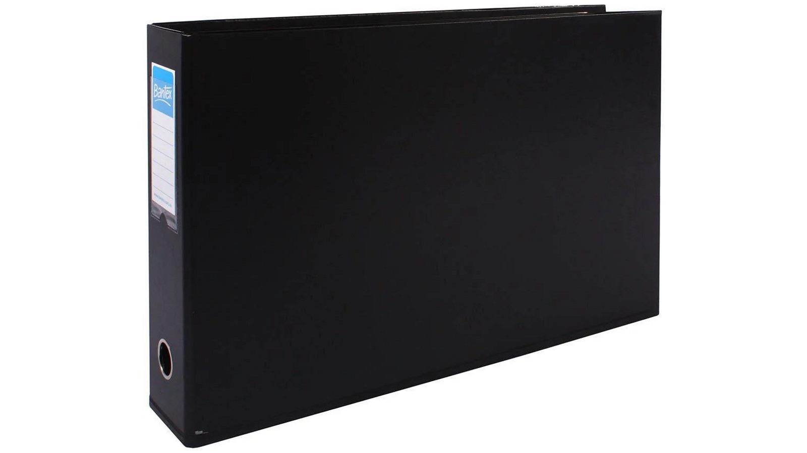 Bantex 65mm A3 Landscape Lever Arch File Folder - Black | Harvey Norman