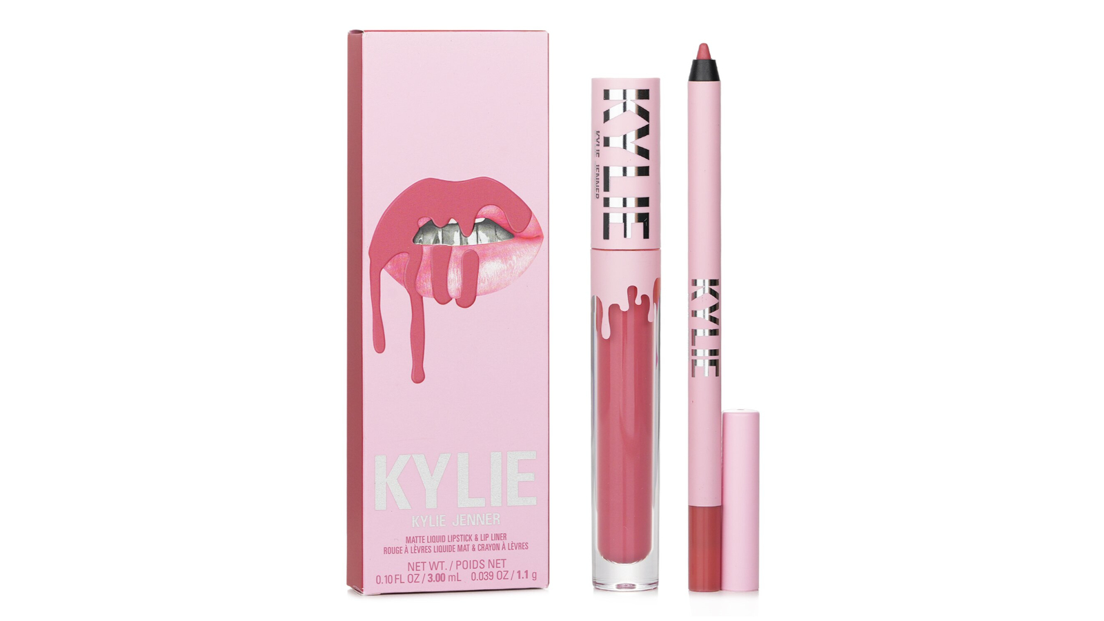 Kylie Cosmetics 2 Piece No. 302 Snow Way Bae Matte Lip Kit - 1.1g ...